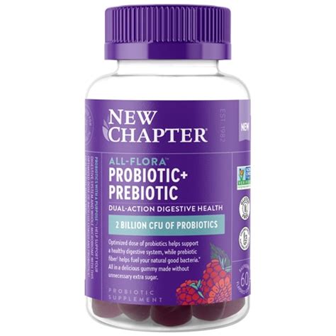 New Chapter All Flora Probiotic Plus Prebiotic 60 Gummies Vitacost