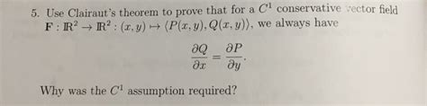 Solved 5 Use Clairauts Theorem To Prove That For A