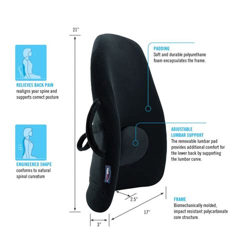 Buy Online Obus Forme Low Back Support Cushion Australia