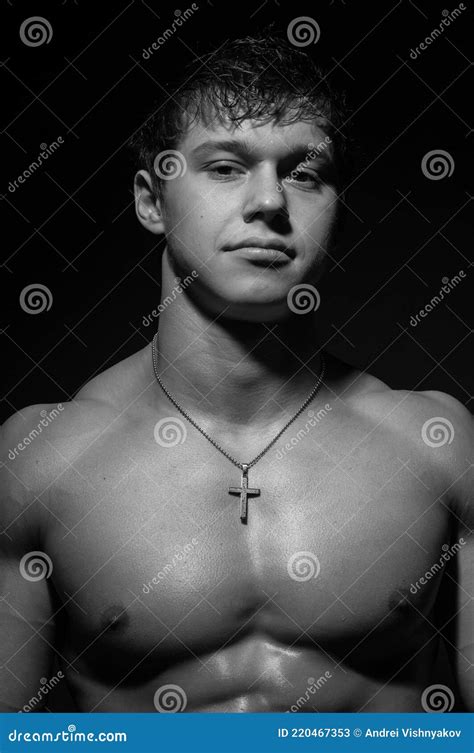 Portrait Of Bodybuilder Stock Image Image Of Healthy 220467353