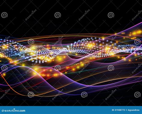 Evolving Dynamic Network Stock Illustration Illustration Of Curve