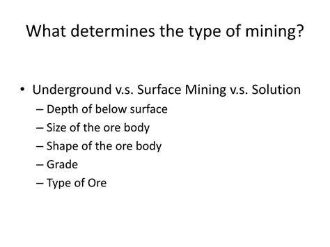 PPT Types Of Mining PowerPoint Presentation Free Download ID 2037894