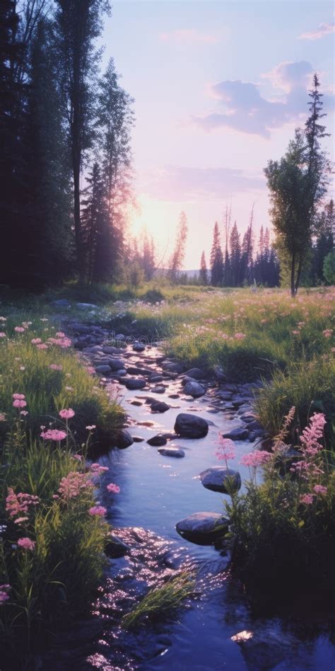 Peaceful Grassy Area Stock Illustrations 2643 Peaceful Grassy Area