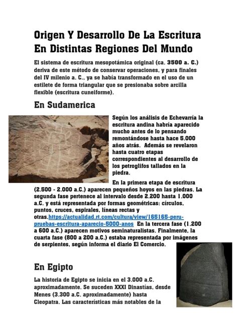 Explorando La Historia De La Escritura Un Análisis De La Cultura En La