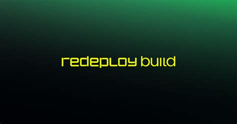 Redeploy And Evolate Merge To Launch Redeploy Build Redeploy Redeploy
