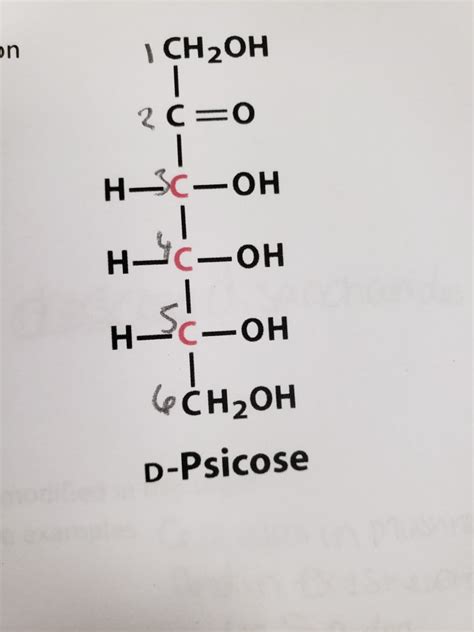 Solved The Structure Of 6 Carbon Ketose Sugar Is Shown Draw