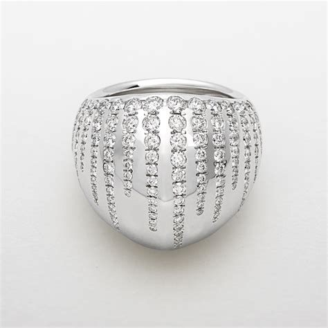 Anello In Oro Bianco E Diamanti AB16735 Giorgio Visconti