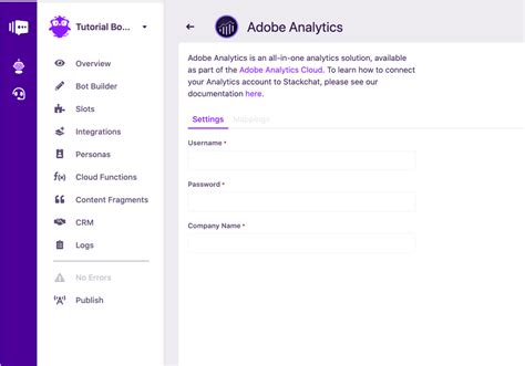 Configure Adobe Analytics In Stackchat Stackchat Documentation