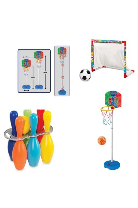 Ailenizin Oyuncakçısı Futbol Kalesi Ayaklı Basketbol Potası Erkek Çocuk Oyuncakları Oyuncak