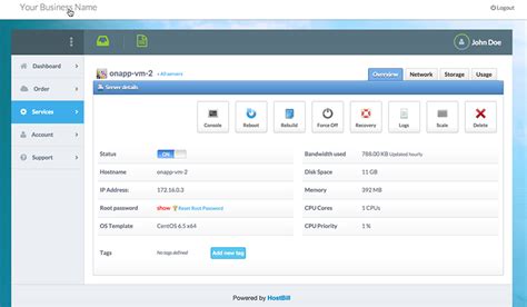 Onapp Cloud Hostbill Billing Automation Software For Webhosts