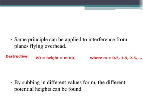 Ppt Other Applications Of Two Point Source Interference Powerpoint