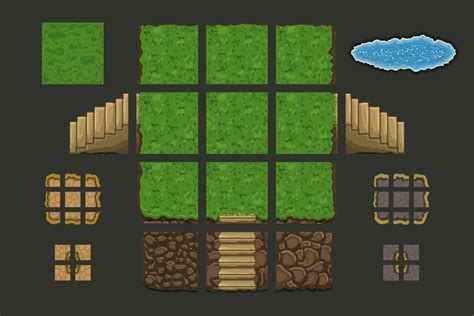 Rpg Tropical Tileset By Free Game Assets Gui Sprite Tilesets