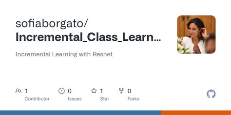 Github Sofiaborgatoincrementalclasslearning Incremental Learning