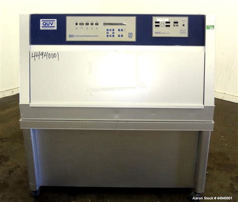 Used QUV Accelerated Weathering Tester Model QUV CW Temperature Ran