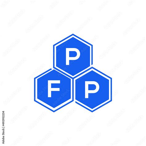 Vecteur Stock Pfp Letter Logo Design On White Background Pfp Creative