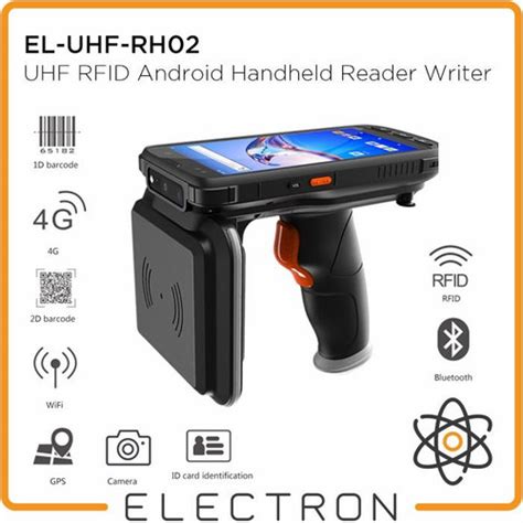 Jual EL UHF RH02 UHF RFID Android Handheld Reader Writer Long Range 4G