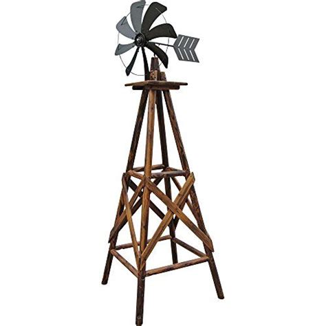 9ft Char Log Windmill Welcomes The Inspiration Of The Wind