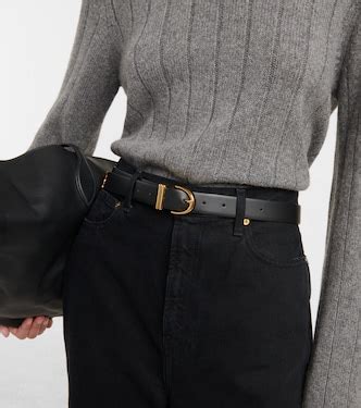Bambi Leather Belt In Black Khaite Mytheresa