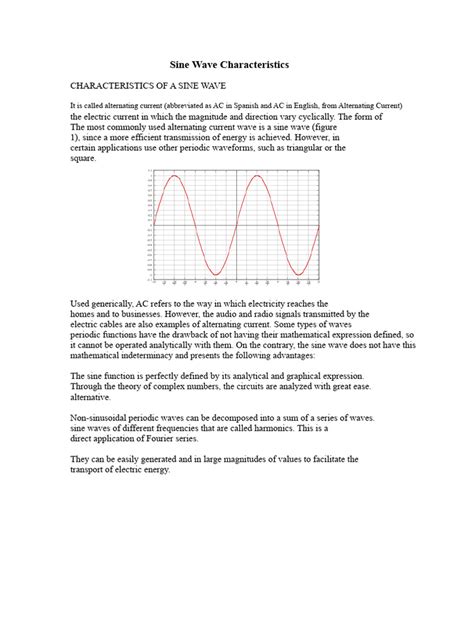 Sine Wave Characteristics Explained Pdf Electrical Impedance Root
