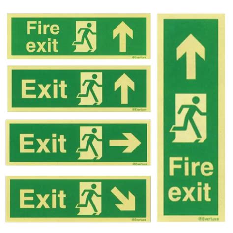 Acrylic Rectangular Emergency Exit Signage Board Board Thickness Mm At Rs Piece In New