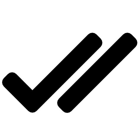 Checkmark Double Vector SVG Icon SVG Repo