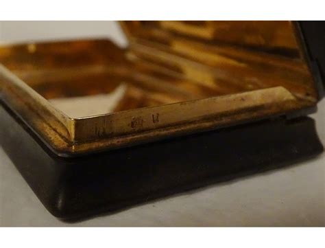 Horn Box Lined With Gold Leaf Count Paul De La Moussaye Brittany 19th
