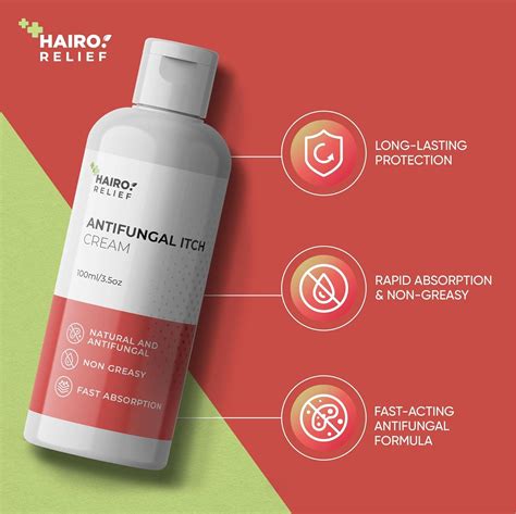Hairo Relief Antifungal Cream 100ml Fast Acting Itch Relief For Body