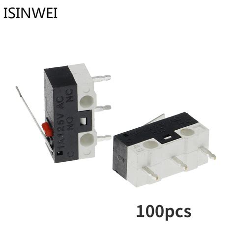 10pcs Limit Switch Push Button Switch 1A 125V AC Mouse Switch 3Pins Micro Switch Shopee Malaysia
