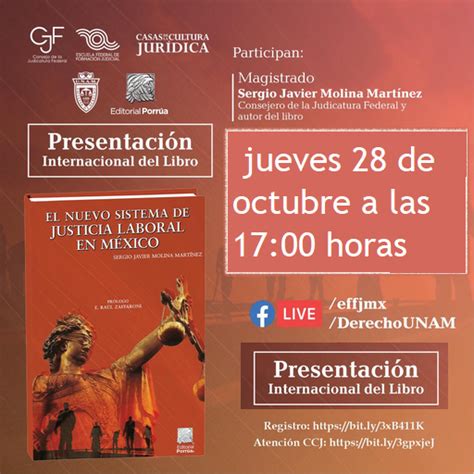 Presentacion Del Libro El Nuevo Sistema De Justicia Laboral En Mexico