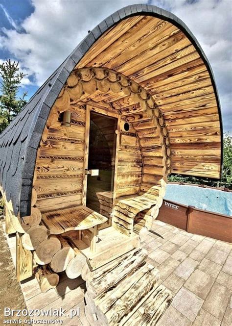 Sauna Ogrodowa Z Bala Toczonego Perfect Saun Sanok Brzozowiakpl