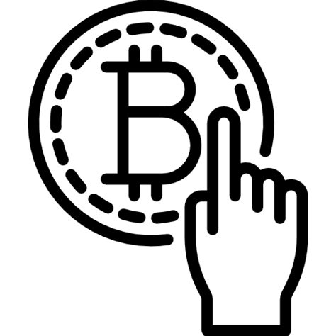 Bitcoin Srip Lineal Icon