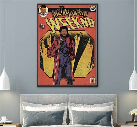 Metro Boomin Heroes Villains Tracklist Poster Heroes And Etsy