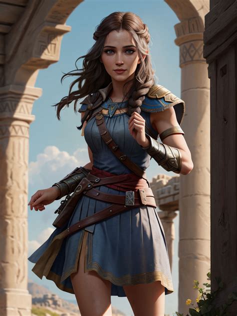 Virtual Cosplay Kassandra Ac Odyssey By Kaleidia On Deviantart