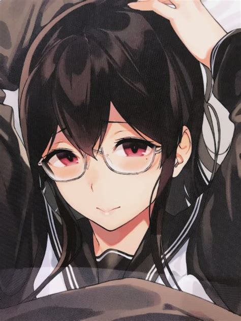 Sakuramachi Touko Life Sized Mouse Pad Strips A Glasses Girl Sankaku Complex