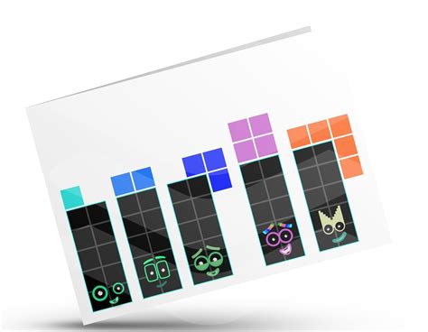 Negative Numberblocks Stickers 1 To 1000 Bundle Instand Etsy