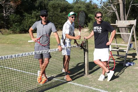 Calu Rivero Junto A Pico Mónaco David Nalbandian Y Mariano Zabaleta En
