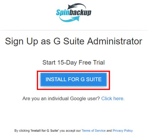 Spinbackup G Suite Security And Backup Installation Virtualization Howto