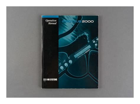 E Mu Proteus 2000 Operation Manual [used] Reverb