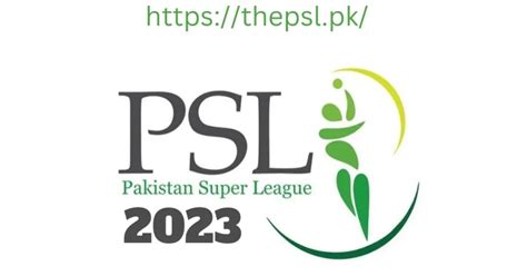 Psl Matches Schedule 2023 The Psl