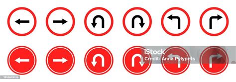 Vetores De Conjunto Vetorial De Setas De Sinalização Rodoviária Setas De Navegação Rodoviária