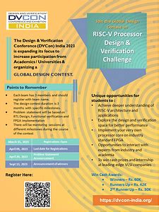 RISC V Design Verification Design Contest RISC V India Hub