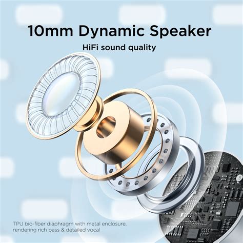 Jr Ec06 Type C Series In Ear Metal Wired Earbuds