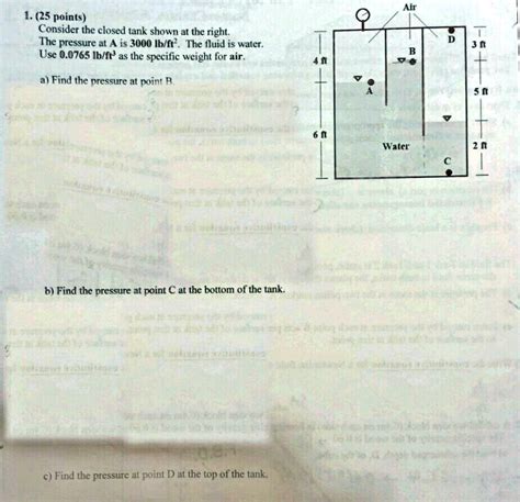 SOLVED Text Fluid Mechanics Draw A Free Body Diagram A Find The