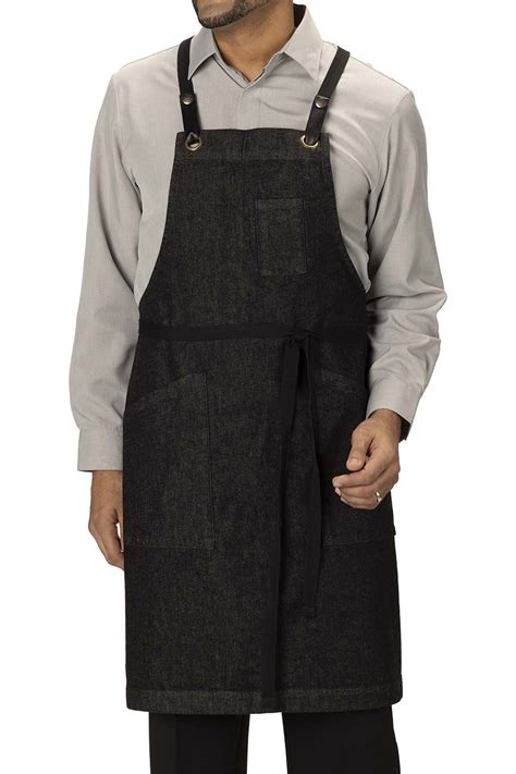 3 Pocket Denim Bib Apron Edwards Garment