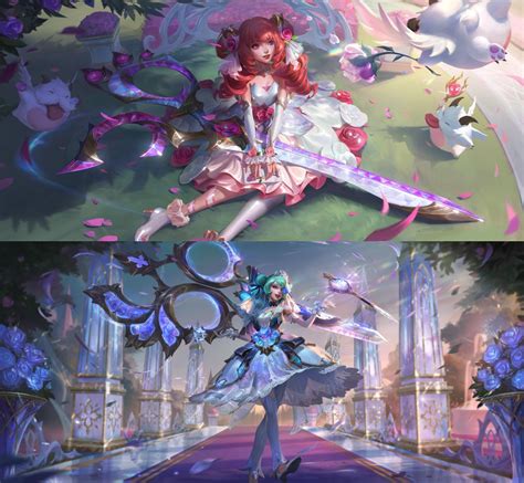 Crystal Rose Gwen And Prestige Splash Art 🌹 Rgwenmains