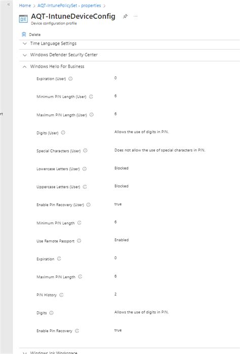 Intune Help On Windows Hello Pin Setup Cloud Computing SaaS Spiceworks Community