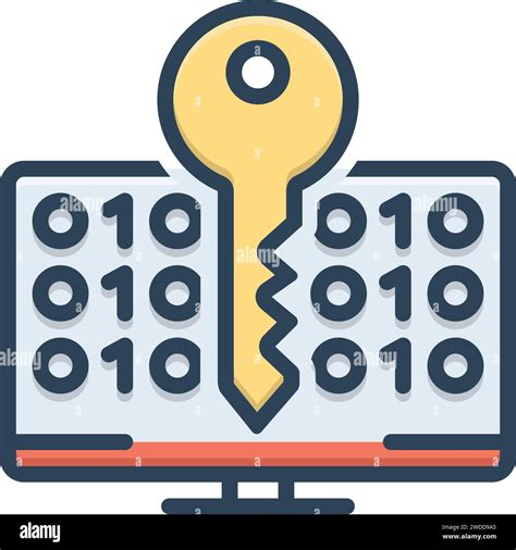 Icon For Decrypting Cybersecurity Stock Vector Image And Art Alamy