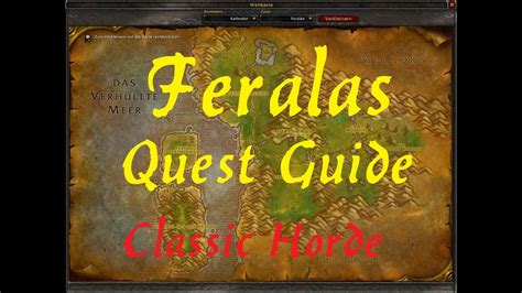 Feralas Guide Quest Relevantes Von A Z Wow Classic Horde Youtube