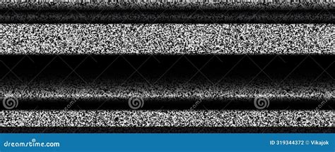 Tv Static Noise Background Glitched Pixelated Screen Texture Stock