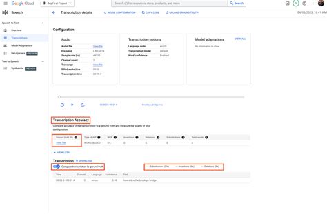 Measure And Improve Accuracy Cloud Speech To Text Documentation